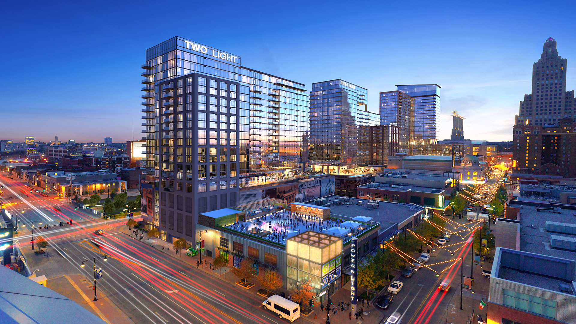 Power & Light District - Two Light Construction Will Wrap Up Early